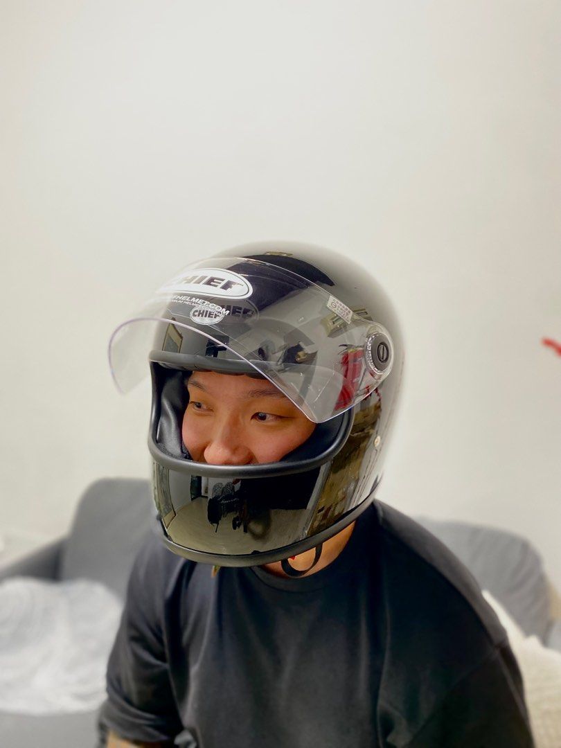 Chief Helmet Cafe Racer open face full face Harley Davidson xsr155 ...