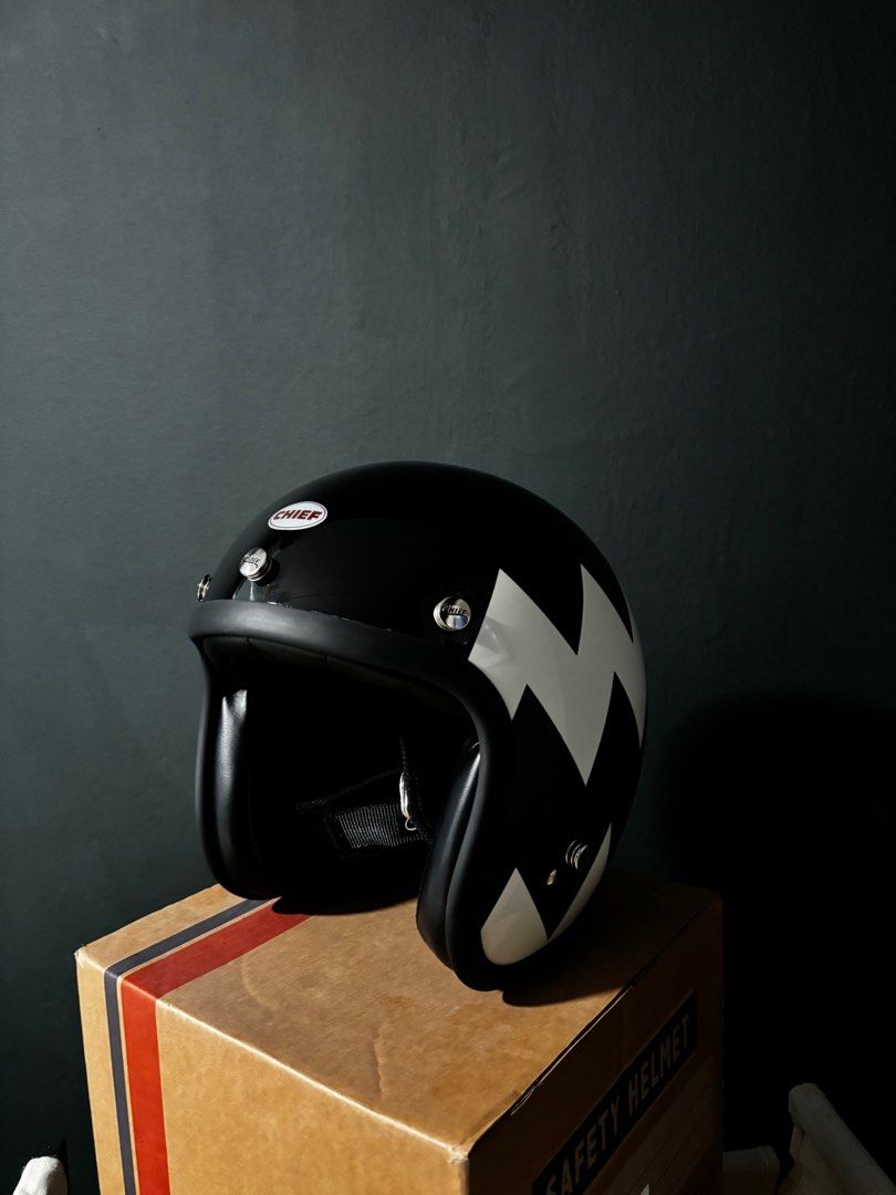 Chief Helmet Cafe Racer open face full face Harley Davidson xsr155 ...