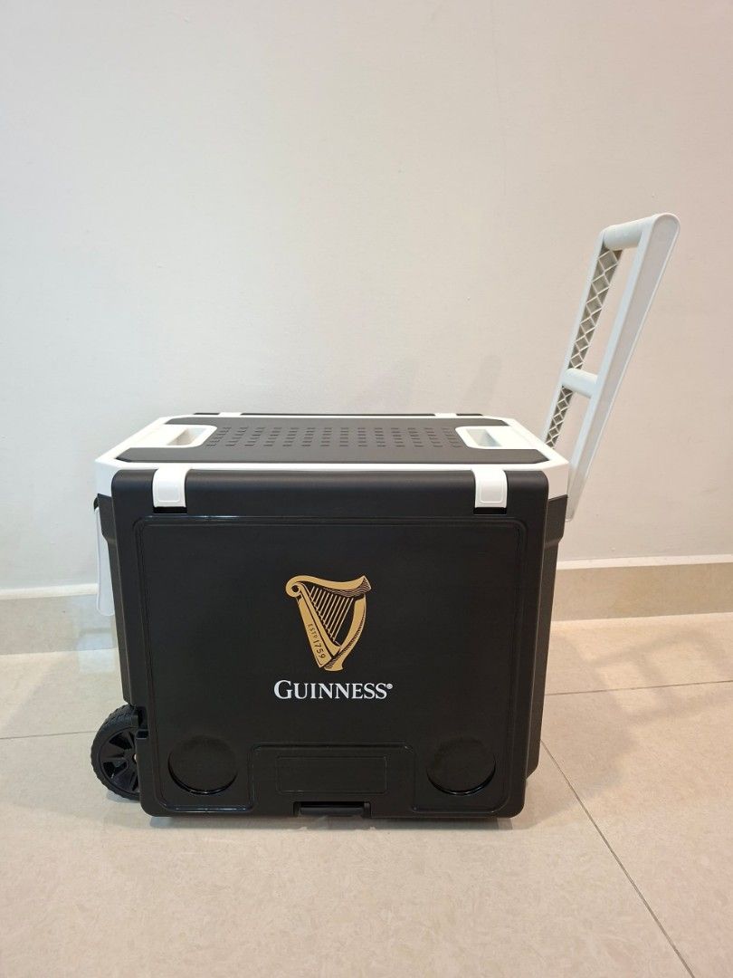 Guinness Cooler Box with Foldable Tables, Furniture & Home Living ...