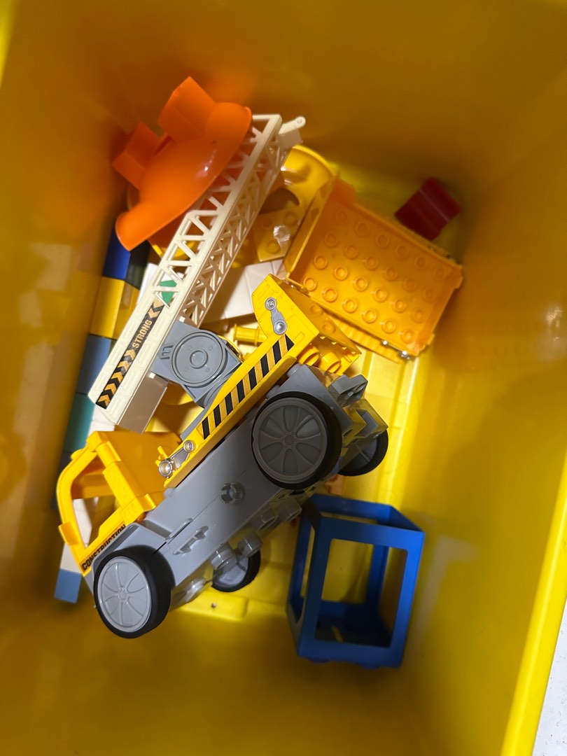 Duplo compatible block + Toy box, Hobbies & Toys, Toys & Games on Carousell