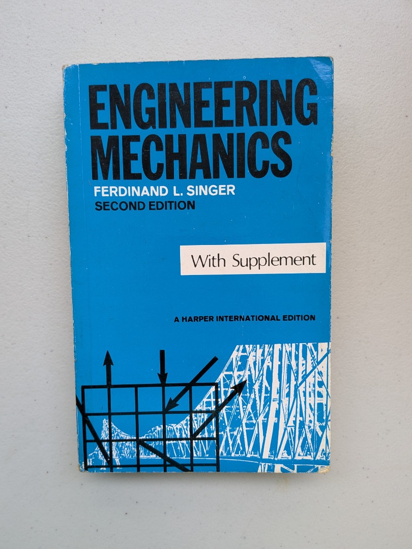 Engineering Mechanics by Ferdinand L. Singer, Hobbies & Toys, Books ...