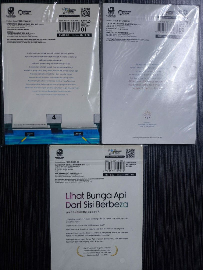 Fireworks: Should We See It from the Side or the Bottom? Manga, Hobbies & Toys, Books ...