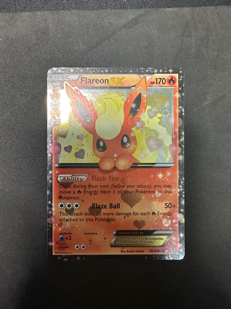 FLAREON EX RADIANT COLLECTION GENERATIONS, Hobbies & Toys, Toys & Games ...
