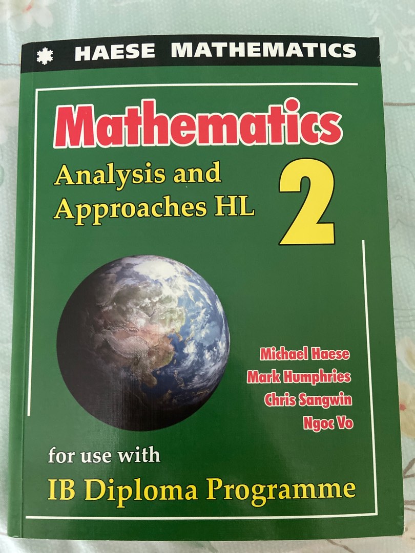 Haese Mathematics Analysis and Approaches HL 2, Hobbies & Toys, Books ...