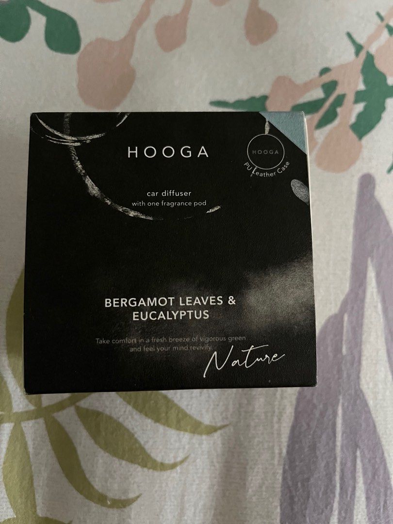 HOOGA Car Diffuser - Bergamot Leaves & Eucalyptus, Furniture & Home ...