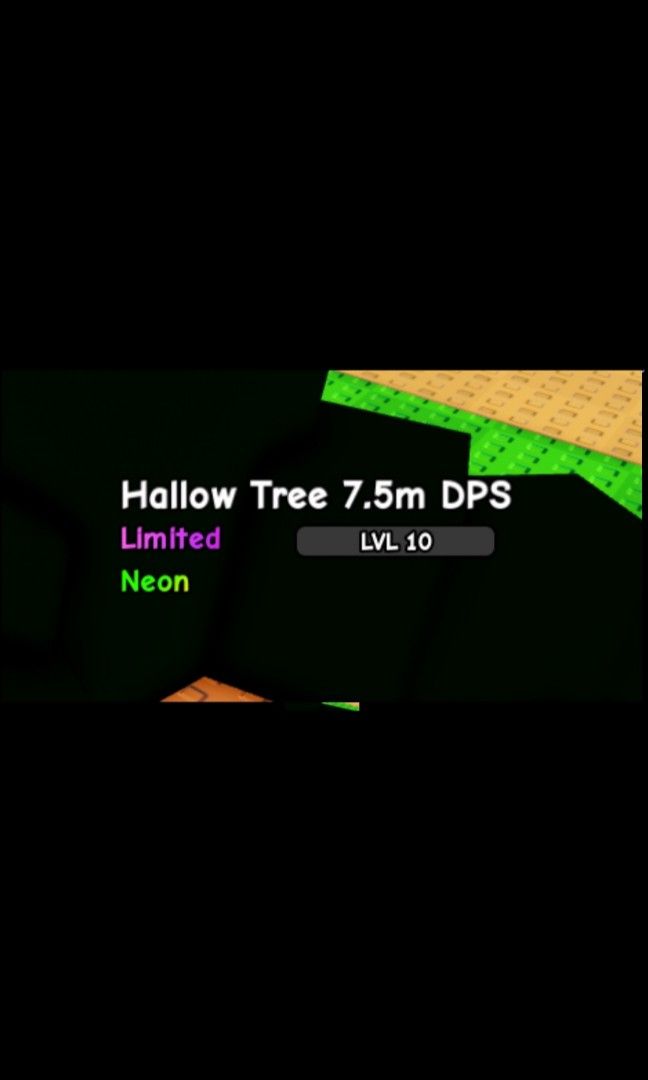 Huge Titanic Neon Hallow Tree Pvb Plants vs brainrots, Hobbies & Toys ...
