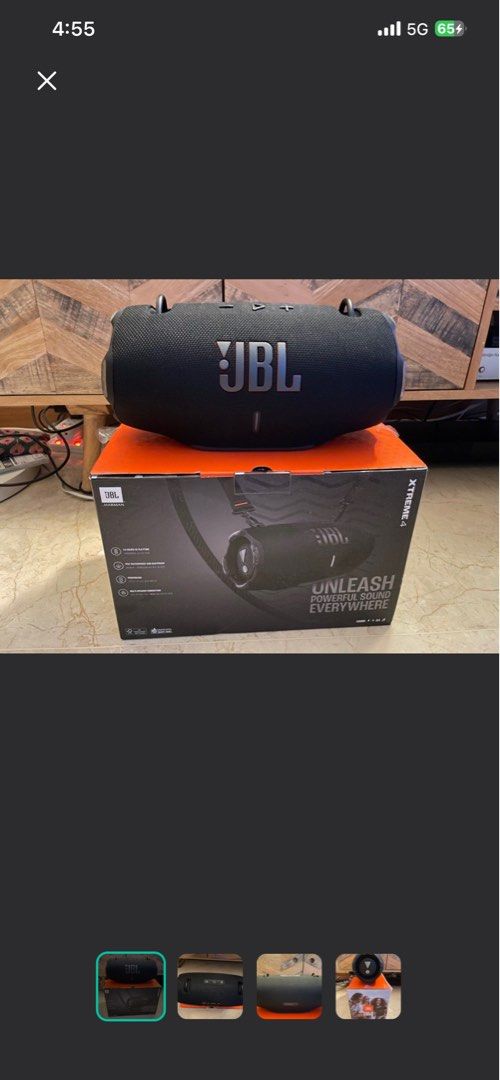 JBL Xtreme 4 Portable Bluetooth Speaker - Black, Audio, Soundbars ...