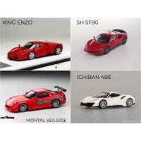 King Model 1/64 Ferrari Enzo Red - Stance Hunters SH 1/64 Novitec ...