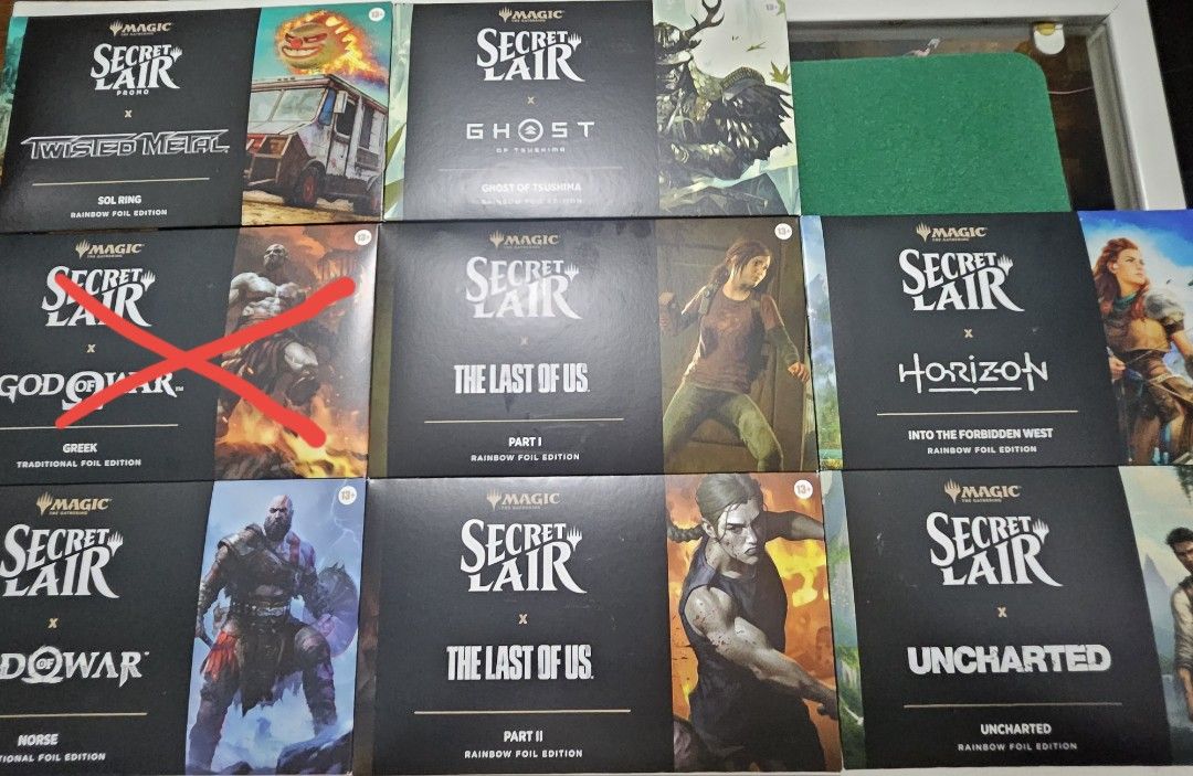 Magic: The Gathering Playstation Foil Secret Lair (All except God of ...