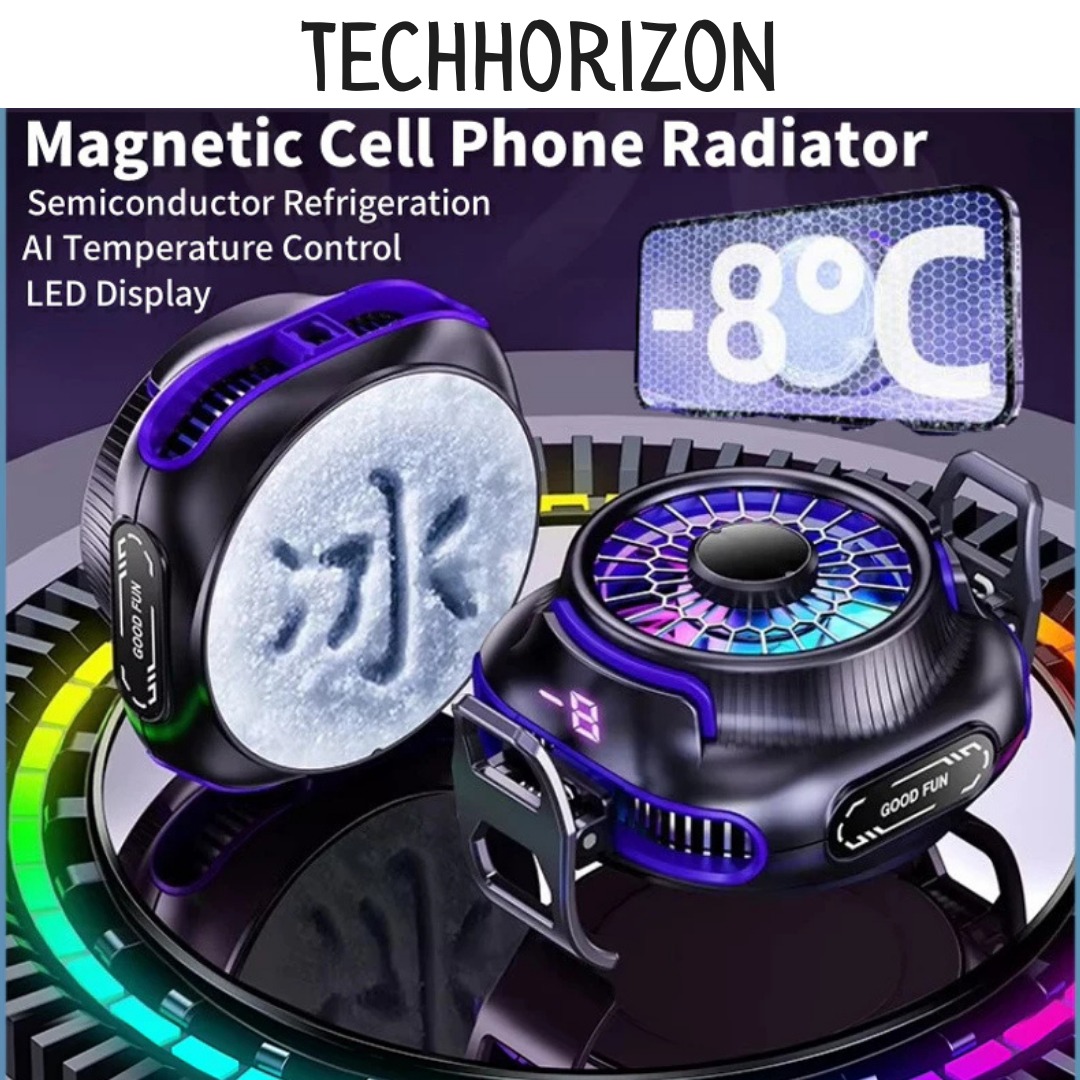 Magnetic Phone Radiator – Dual-Core Semiconductor Icing Cooler ...