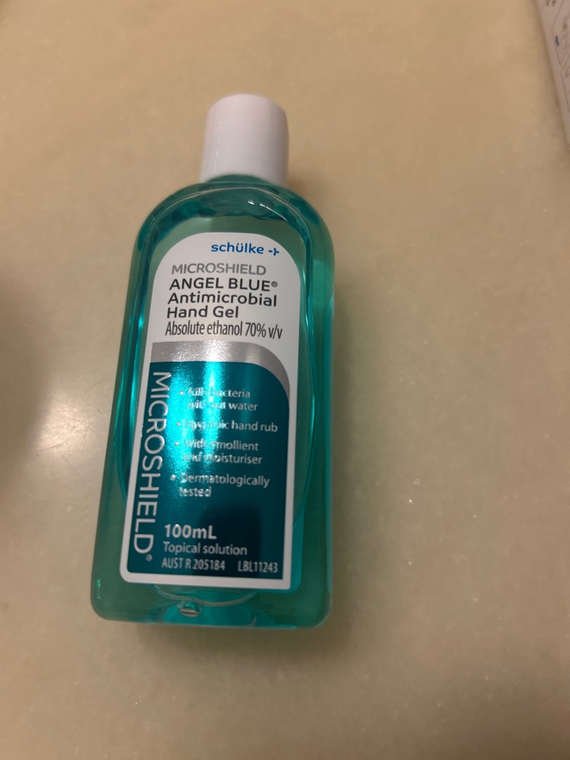Microshield Angel Blue Antimicrobial Hand Gel 100ml, Beauty & Personal ...