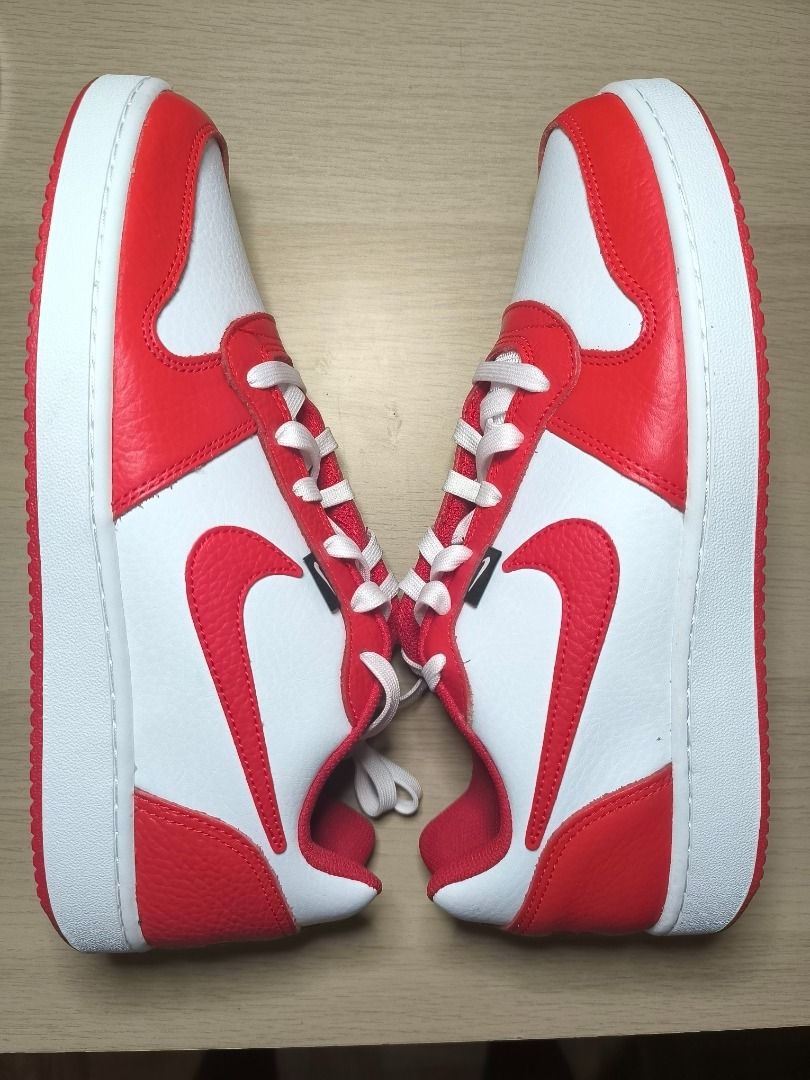 Nike Ebernon Low Prem - Red/black/white - Sizes 9-10.5 (Brand new), Men ...