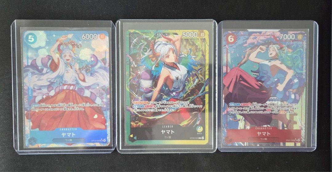 One Piece TCG - Yamato SR AA L - OP06-022, OP13-054, EB02-006, Hobbies & Toys, Toys & Games on ...