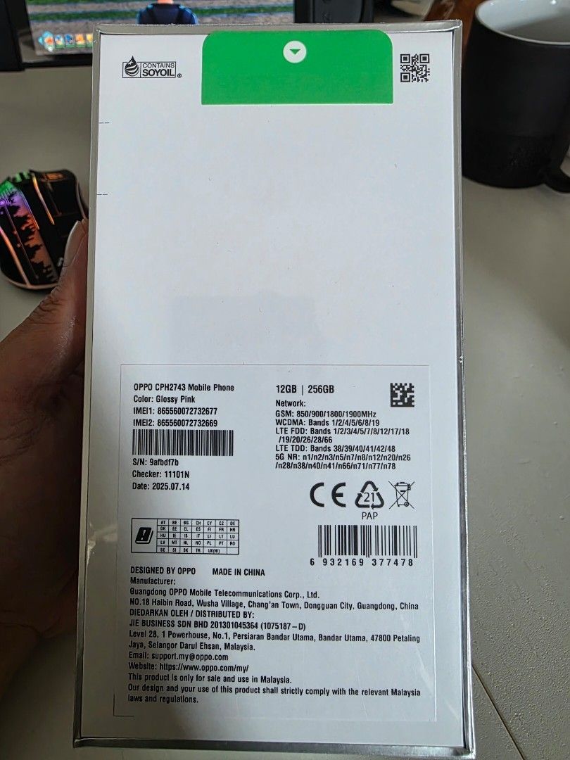 OPPO Reno14 F 5G - 256GB - Brand New, Mobile Phones & Gadgets, Mobile ...