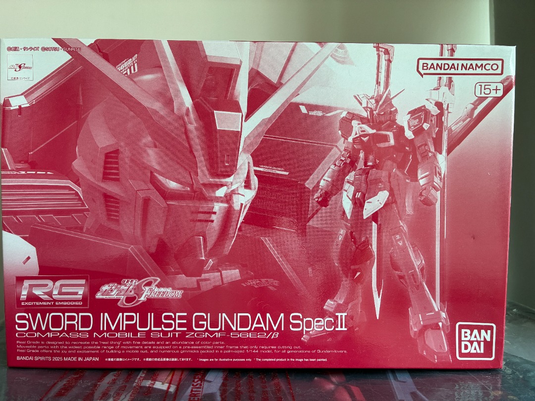 PB 限定 RG Sword Impulse Gundam spec II 劍 脈衝高達, 興趣及遊戲, 玩具 & 遊戲類 - Carousell