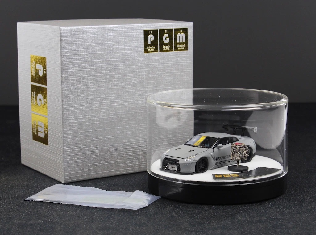 PGM 1:64 Nissan GT-R Rocket Bunny R35 Combat Grey, Hobbies & Toys, Toys ...