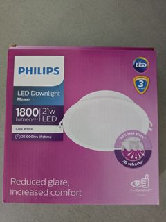 Philips LED Downlight 13W tritone, Furniture & Home Living, Lighting ...