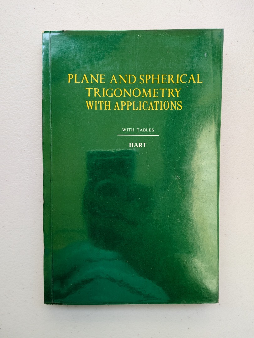 Plane and Spherical Trigonometry Textbook, Hobbies & Toys, Books ...