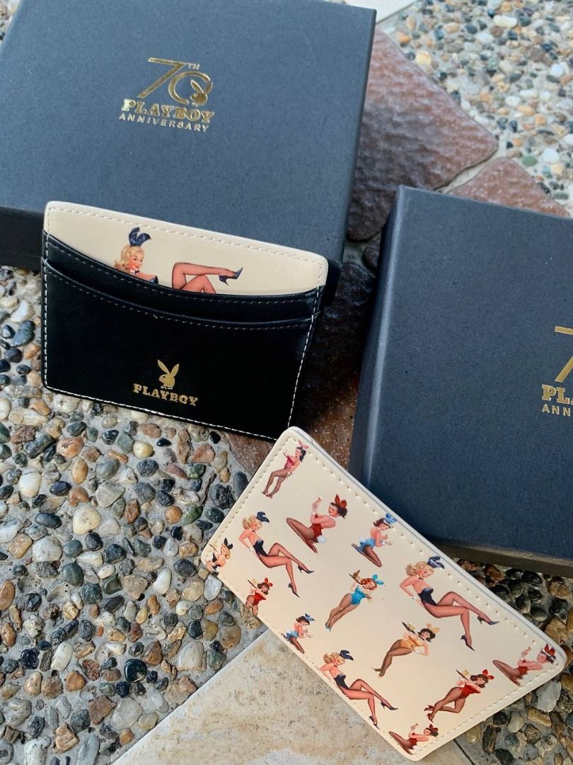 Playboy AOP Girls Card Holder 🧧, Luxury, Bags & Wallets on Carousell