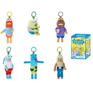 POP MART x SpongeBob Dopey Fish Plush Pendant, Hobbies & Toys, Toys ...
