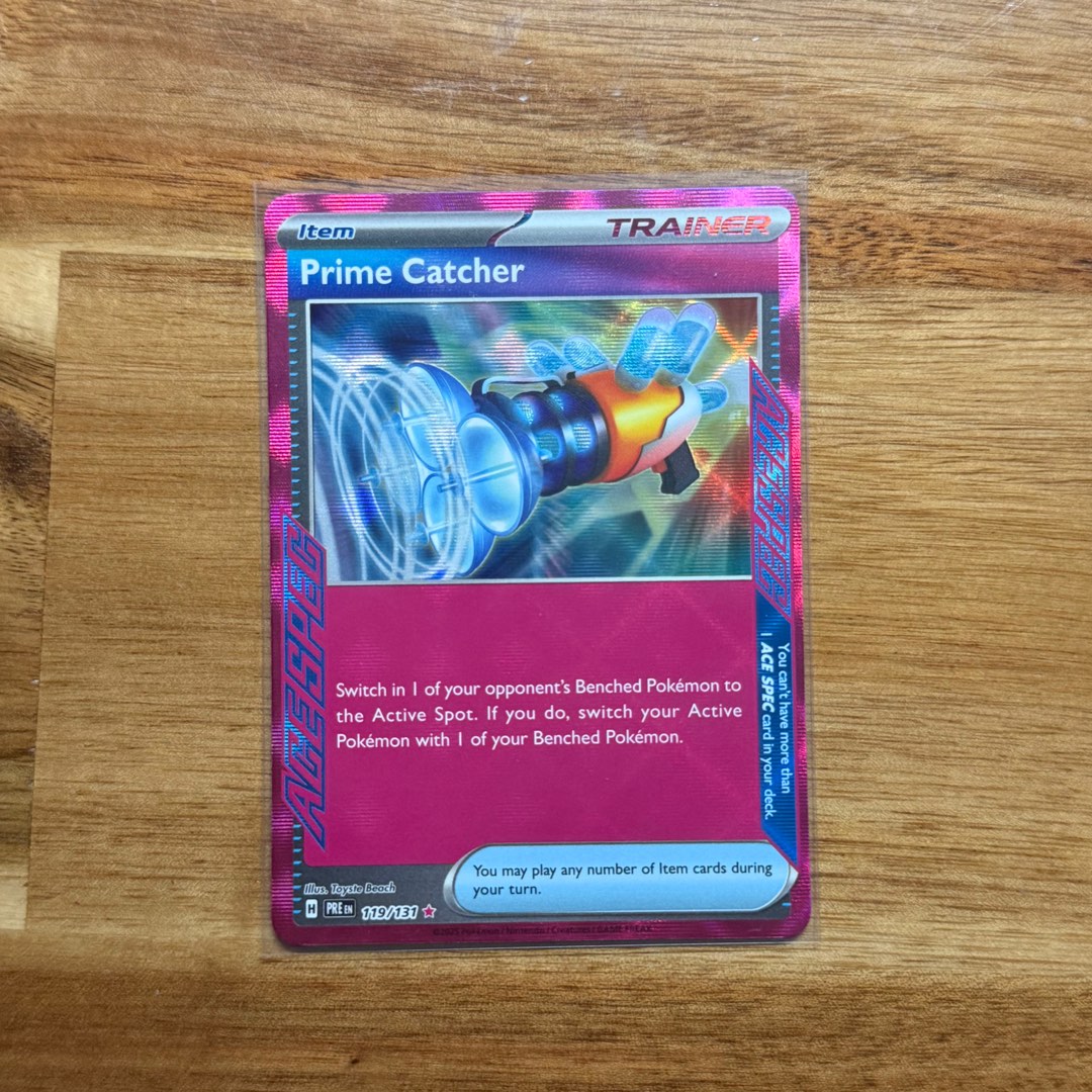 Prime Catcher #119 Pokemon Prismatic Evolutions TCG Playables card ...