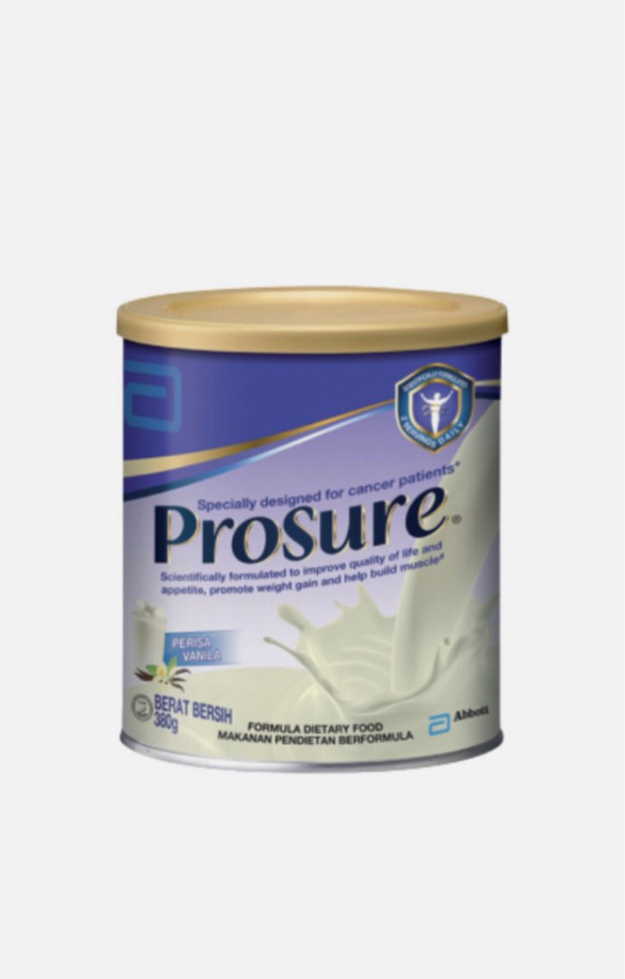 Prosure Vanilla Nutritional Supplement 380g, Health & Nutrition, Health ...