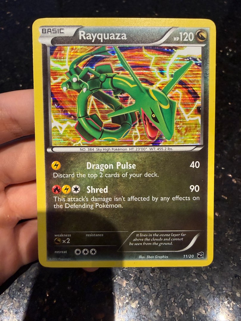 Rayquaza Holo Dragon Vault- Pokemon Cards, Hobbies & Toys, Toys & Games ...
