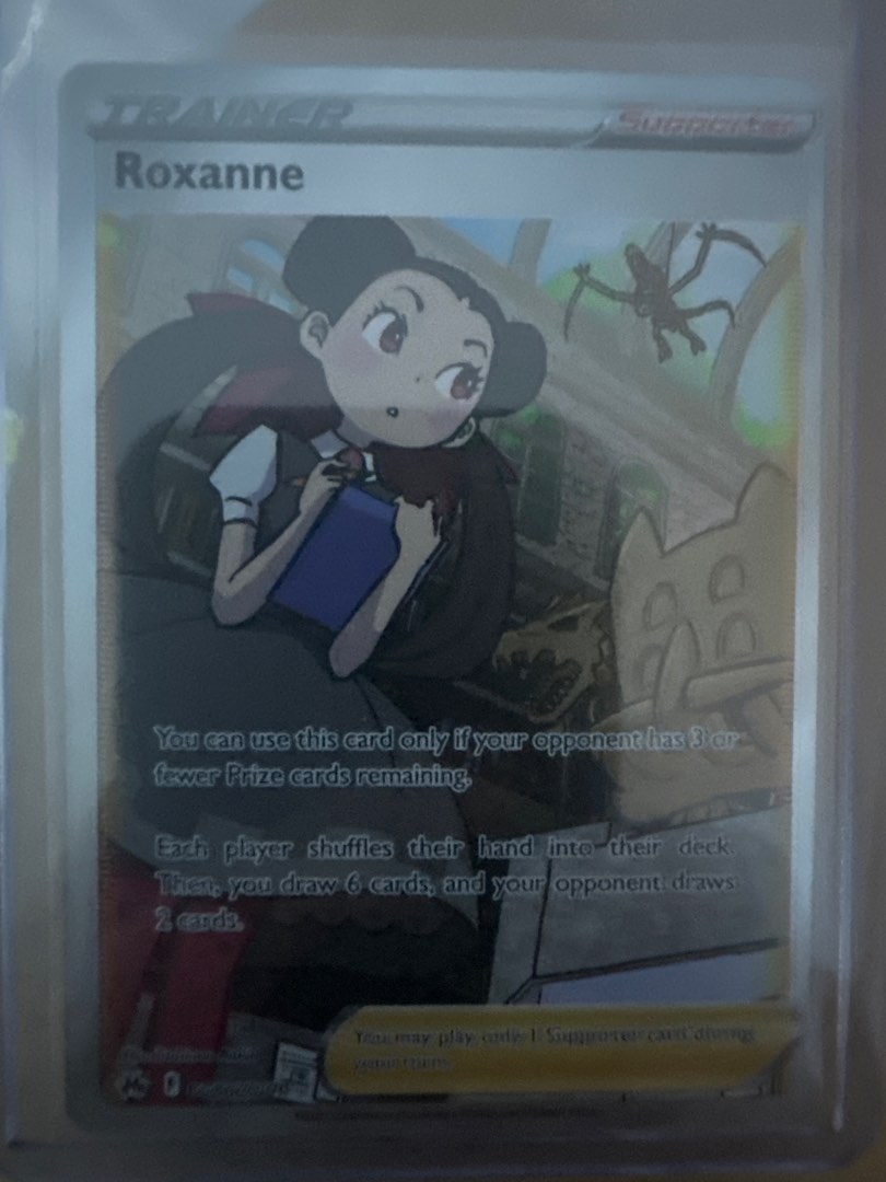 Roxanne Trainer Card, Hobbies & Toys, Toys & Games on Carousell