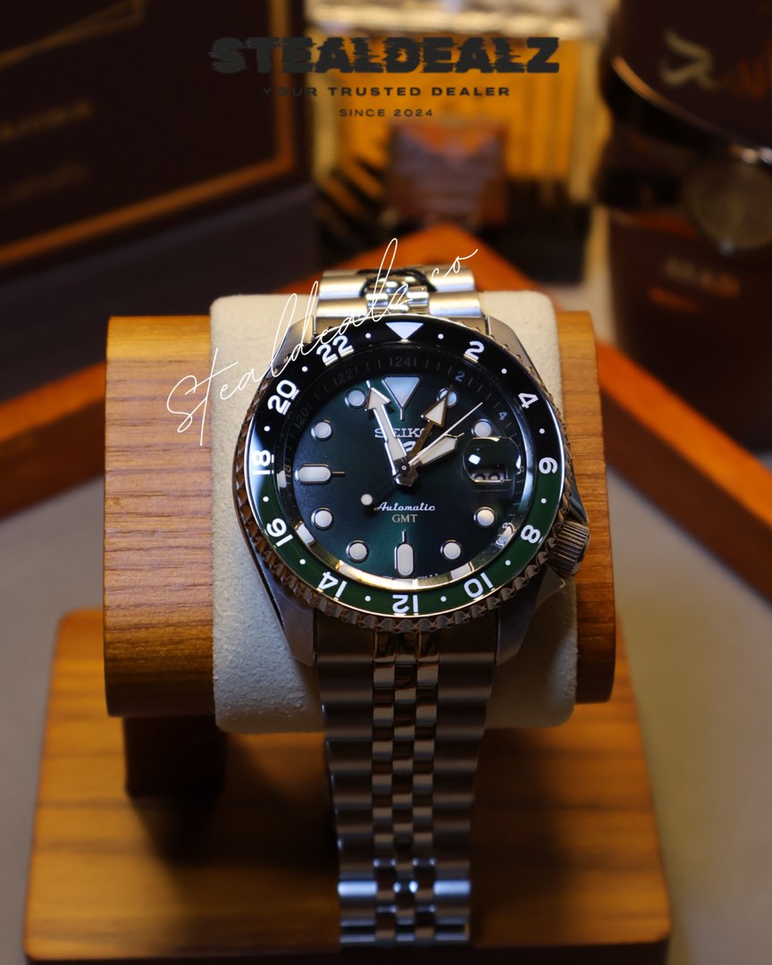 Seiko 5 Sports GMT “Sprite” — SSK035, Men's Fashion, Watches ...