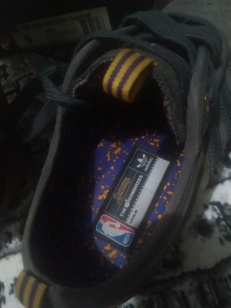 Sepatu ADIDAS ADI-ASE x The Hundreds x L.A Lakers, Barang Mewah ...