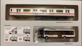 SMRT 38 Anniversary Train & Bus Commemorative Edition model bus ...