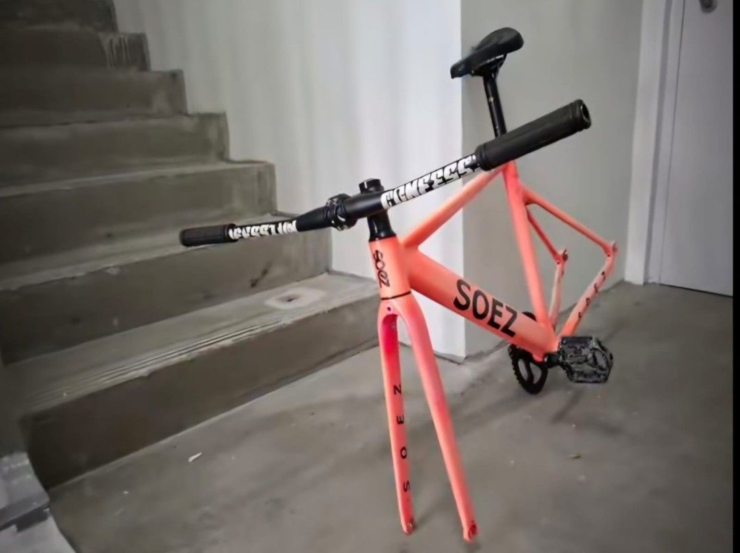 SOEZ Fixed Gear Bike Frame Set, Sports Equipment, Bicycles & Parts ...
