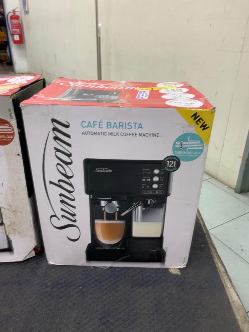 Sunbeam Cafe Barista Automatic Milk Coffee Machine, TV & Home ...