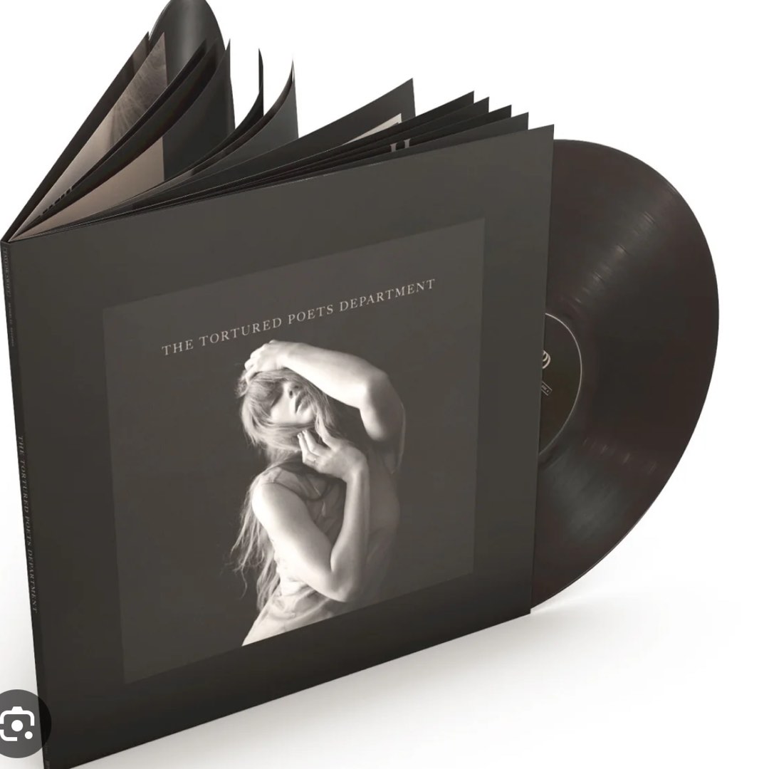 Taylor Swift TTPD 2 LP vinyl The Black Dog variant, Hobbies & Toys ...