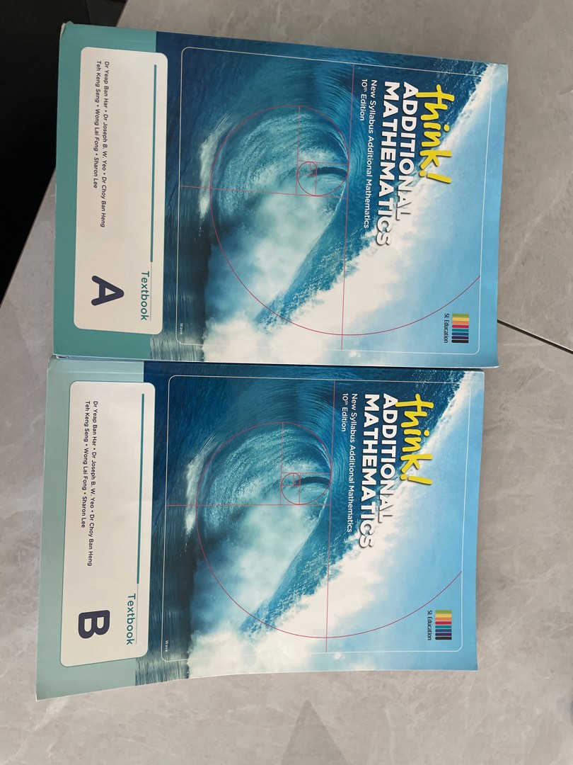 Think! Additional Mathematics Textbook, Hobbies & Toys, Books ...