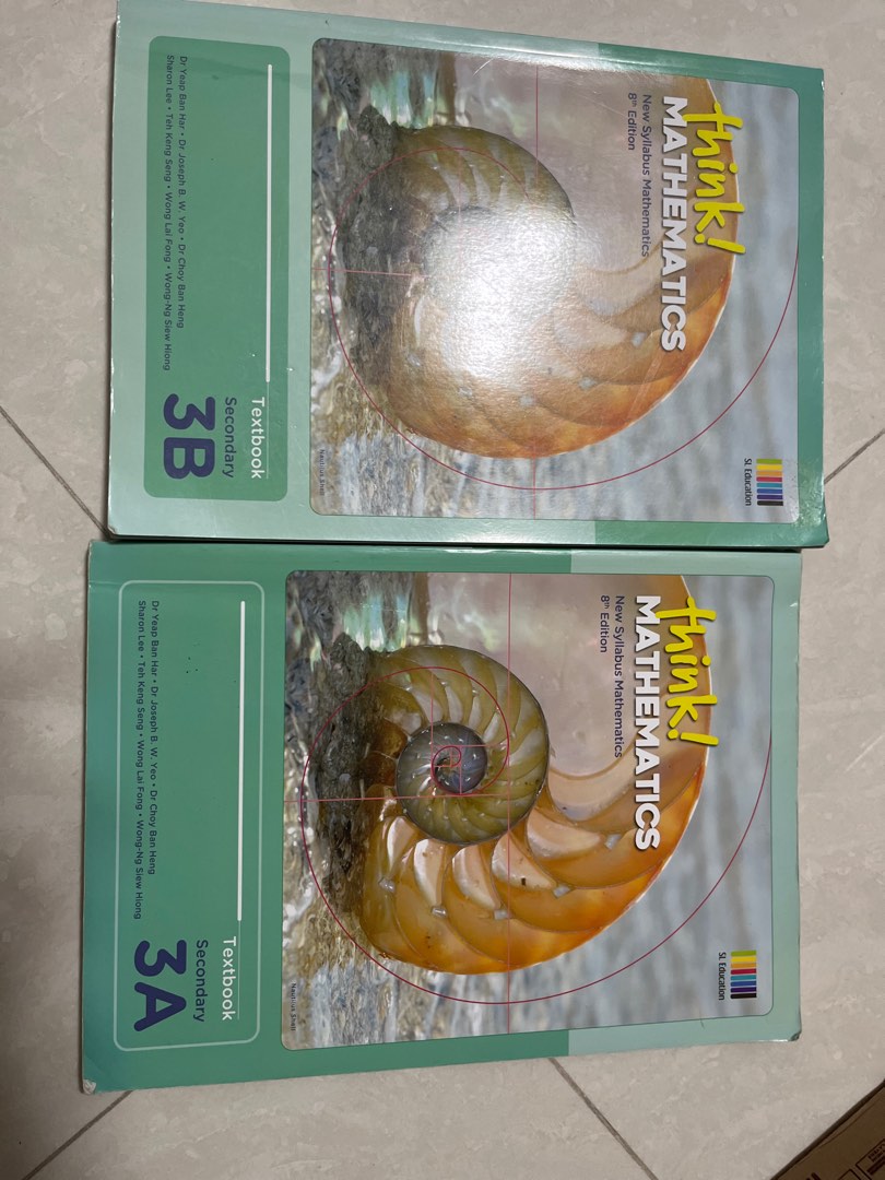 Think! Mathematics Textbook Secondary 3A and 3B express, Hobbies & Toys ...