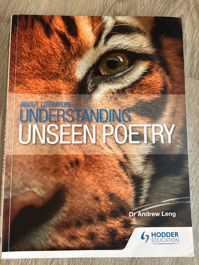 Understanding Unseen Poetry by Dr Andrew Leng, Hobbies & Toys, Books ...