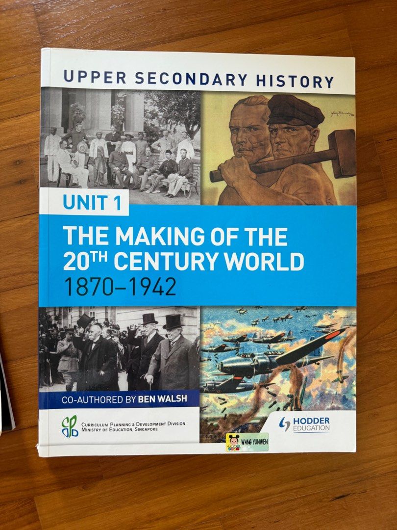 Upper Secondary History Textbook - The Making of the 20th Century World ...