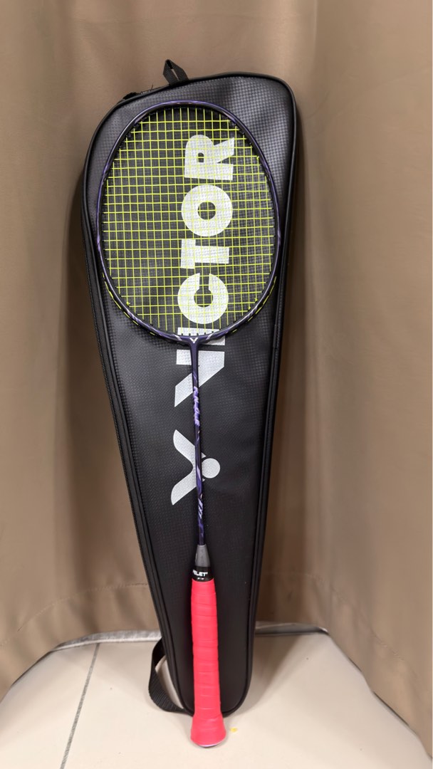Victor Fantome 4u badminton racket, Sports Equipment, Sports & Games ...