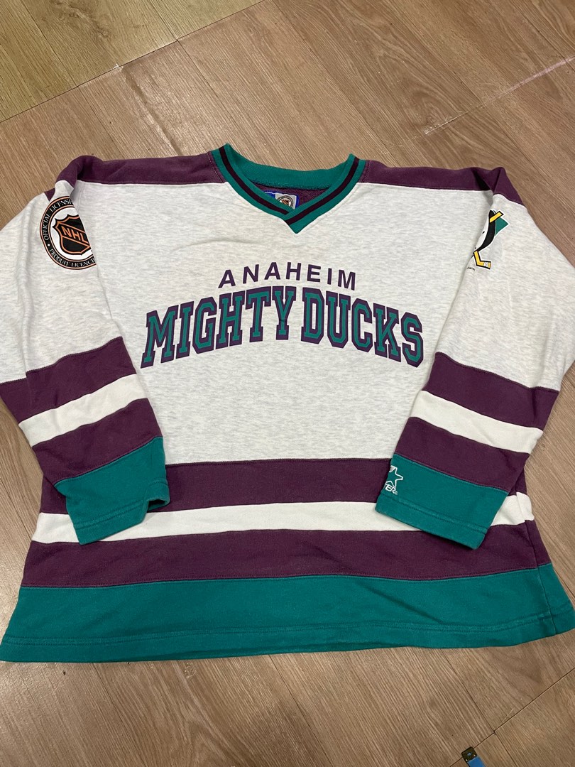 Vintage mighty ducks x starter, Men's Fashion, Tops & Sets, Hoodies on ...