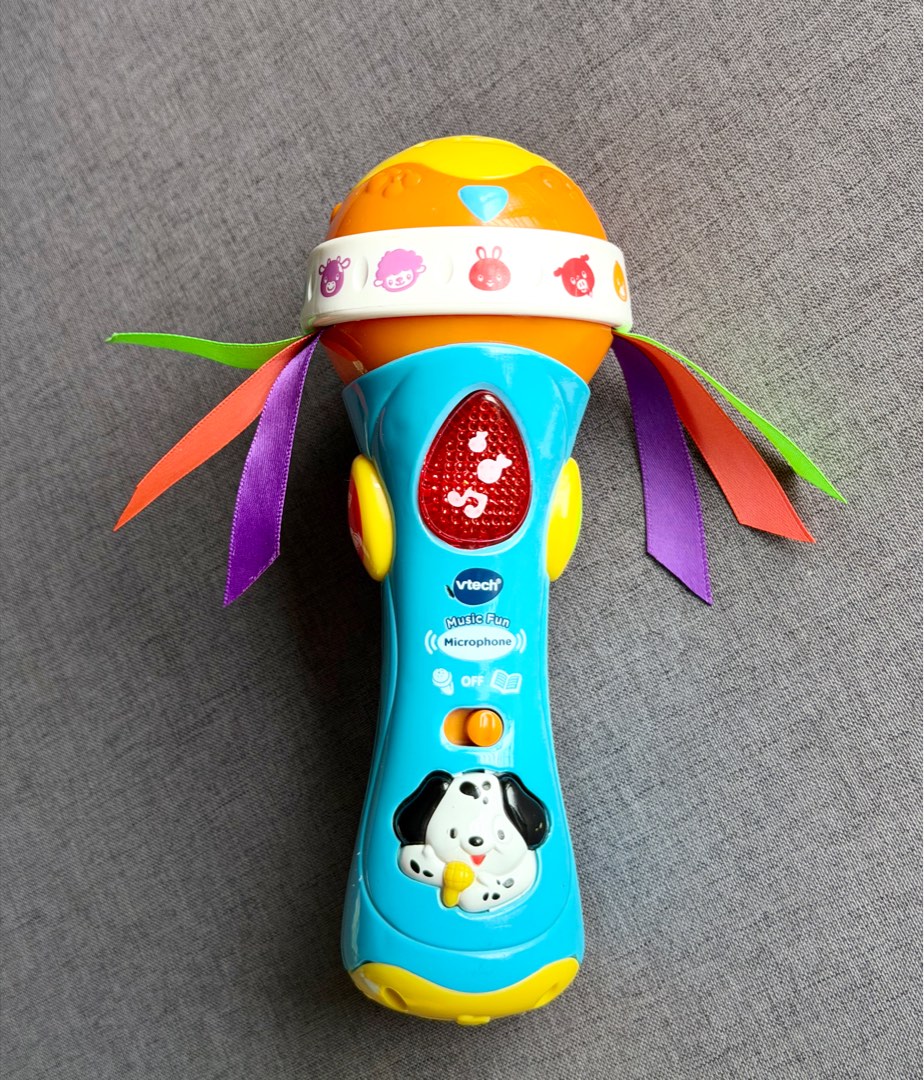 VTech Baby Babble and Rattle Microphone | Pretend Play Educational Toy ...