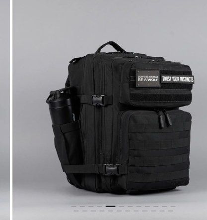 WOLFpak 35L Alpha Black Tactical backpack , Men's Fashion, Bags ...