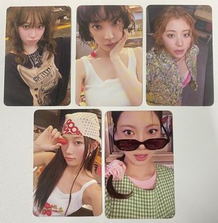 LeSserafim "SPAGHETTI" - Makestar Fansign Photocard Chaewon, Sakura ...