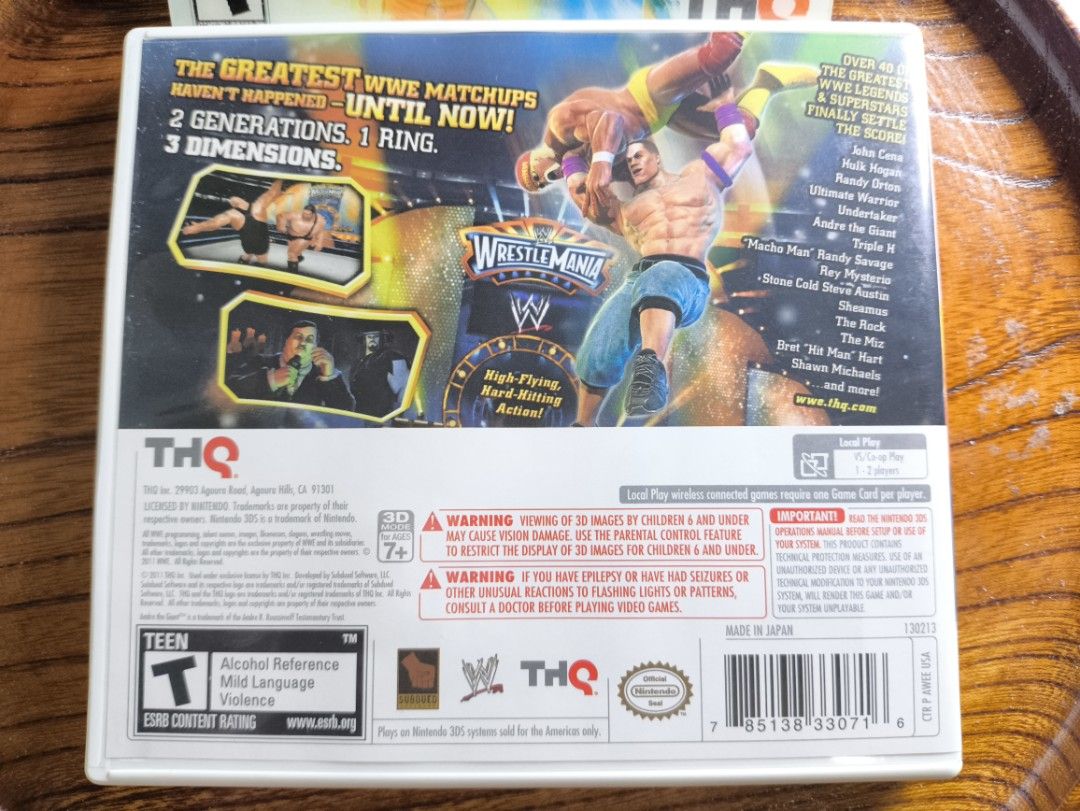 WWE All Stars - Nintendo 3DS, Video Gaming, Video Games, Nintendo on ...