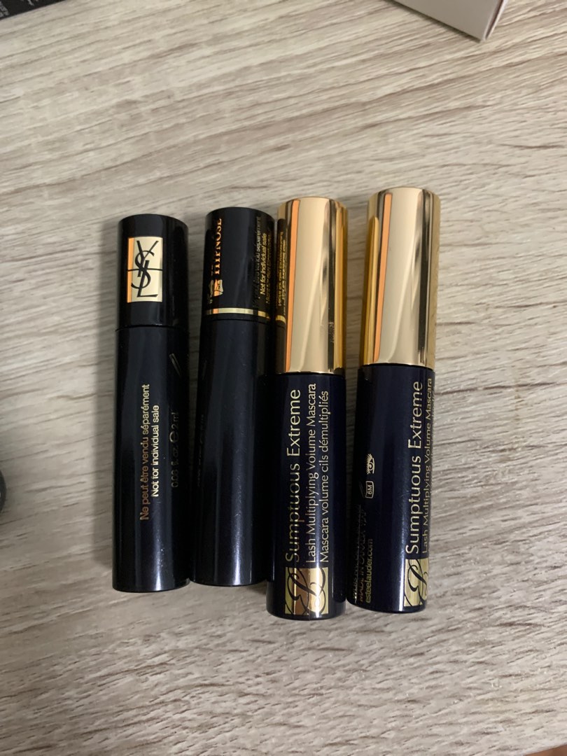 YSL Lancome & Estee Lauder Mascara Set, Beauty & Personal Care, Face ...