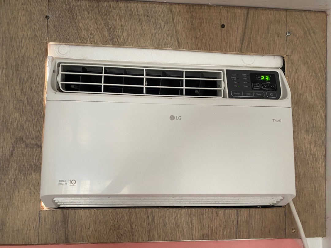 1.0 HP LG Window Type Inverter Air Conditioner LA100AE2, TV & Home ...