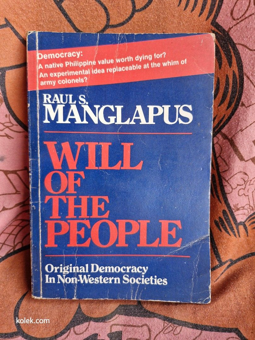 1988 Will of the People by Raul S. Manglapus book, Hobbies & Toys ...