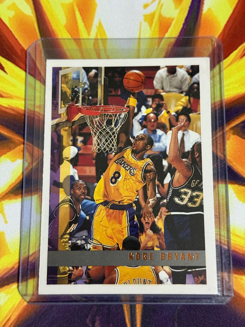 1997-1998 NBA Topps Basketball Card - Kobe Bryant 2nd Year (LA Lakers ...