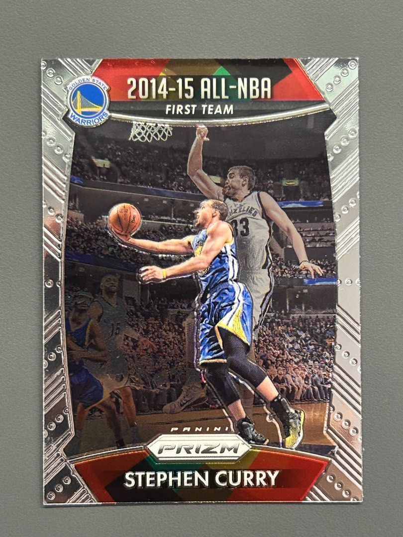 2015-2016 Panini Prizm All NBA first Team Stephen Curry, Hobbies & Toys, Toys & Games on Carousell