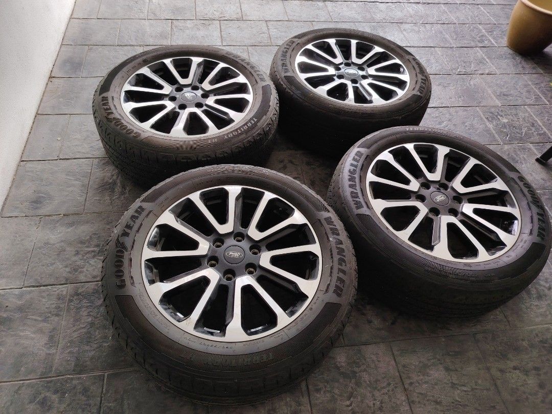 20 inches Ford Ranger Platinum Rims with Goodyear Wrangler Tires, Auto ...